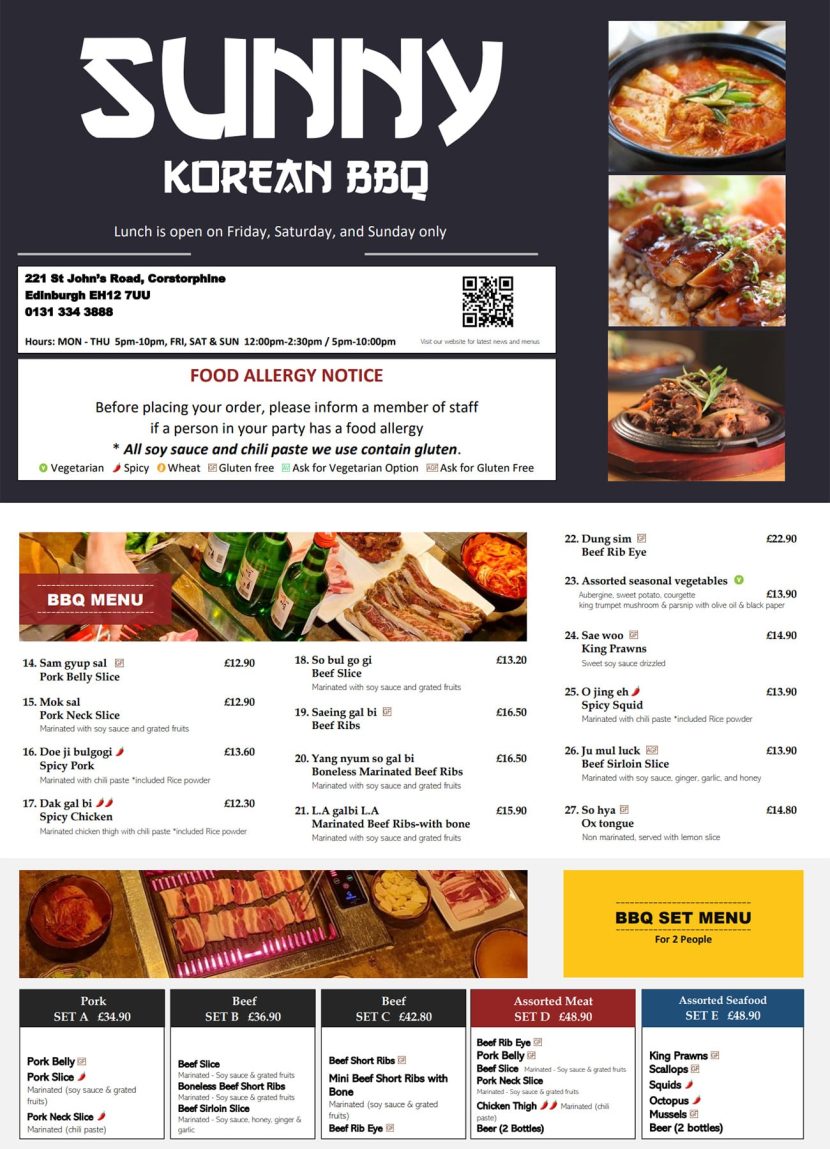 Sunny Korean BBQ – Restaurants
